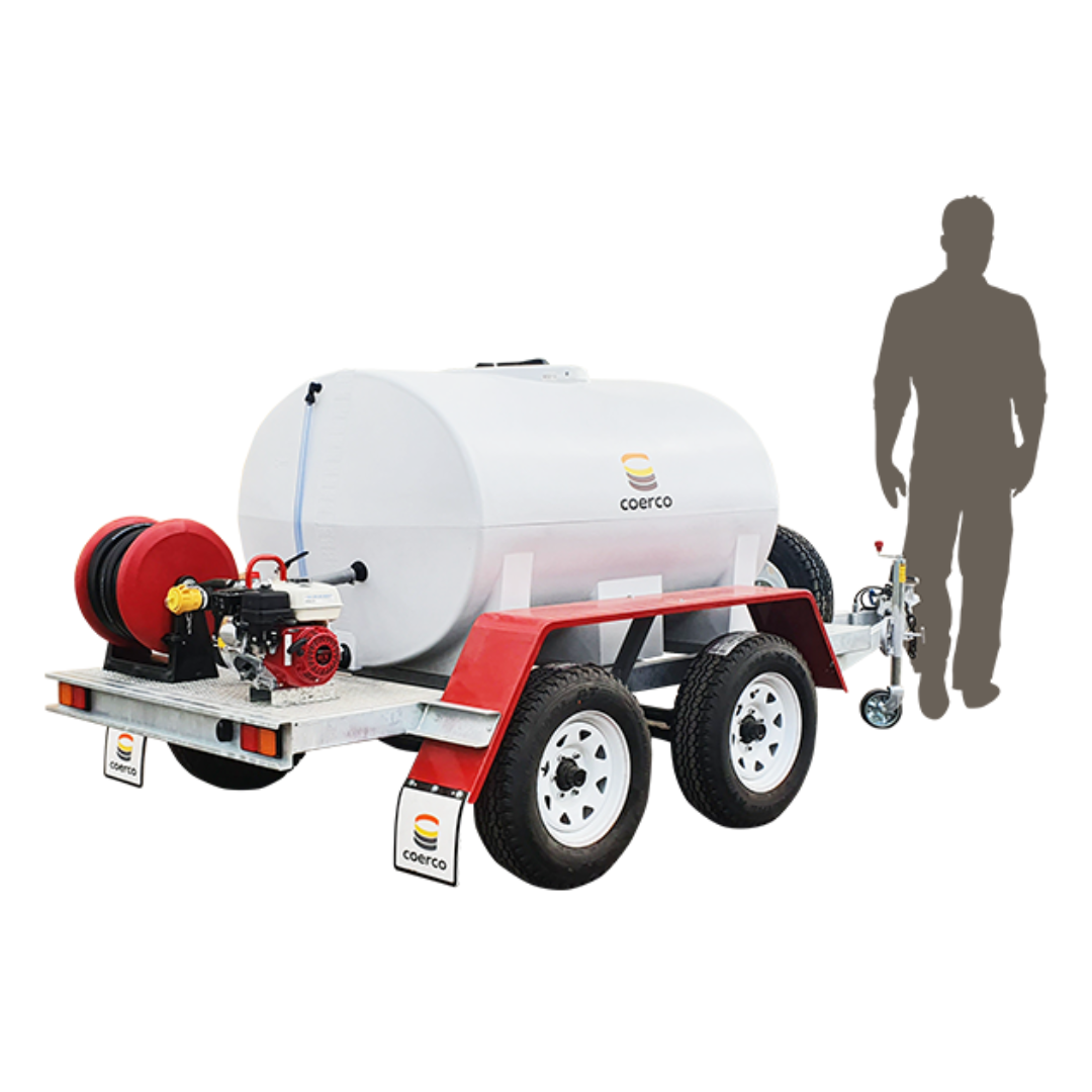 2000L Industrial Firefighter Trailer Unit with Fire Chief Pump