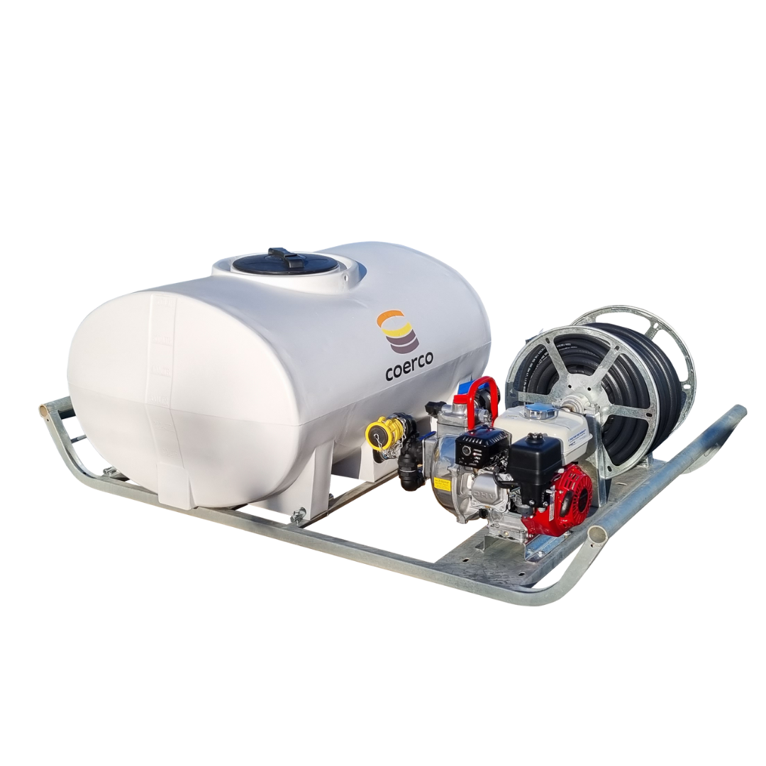 600 Litre Industrial Skid Mounted Firefighting Unit w Fire Chief Pump