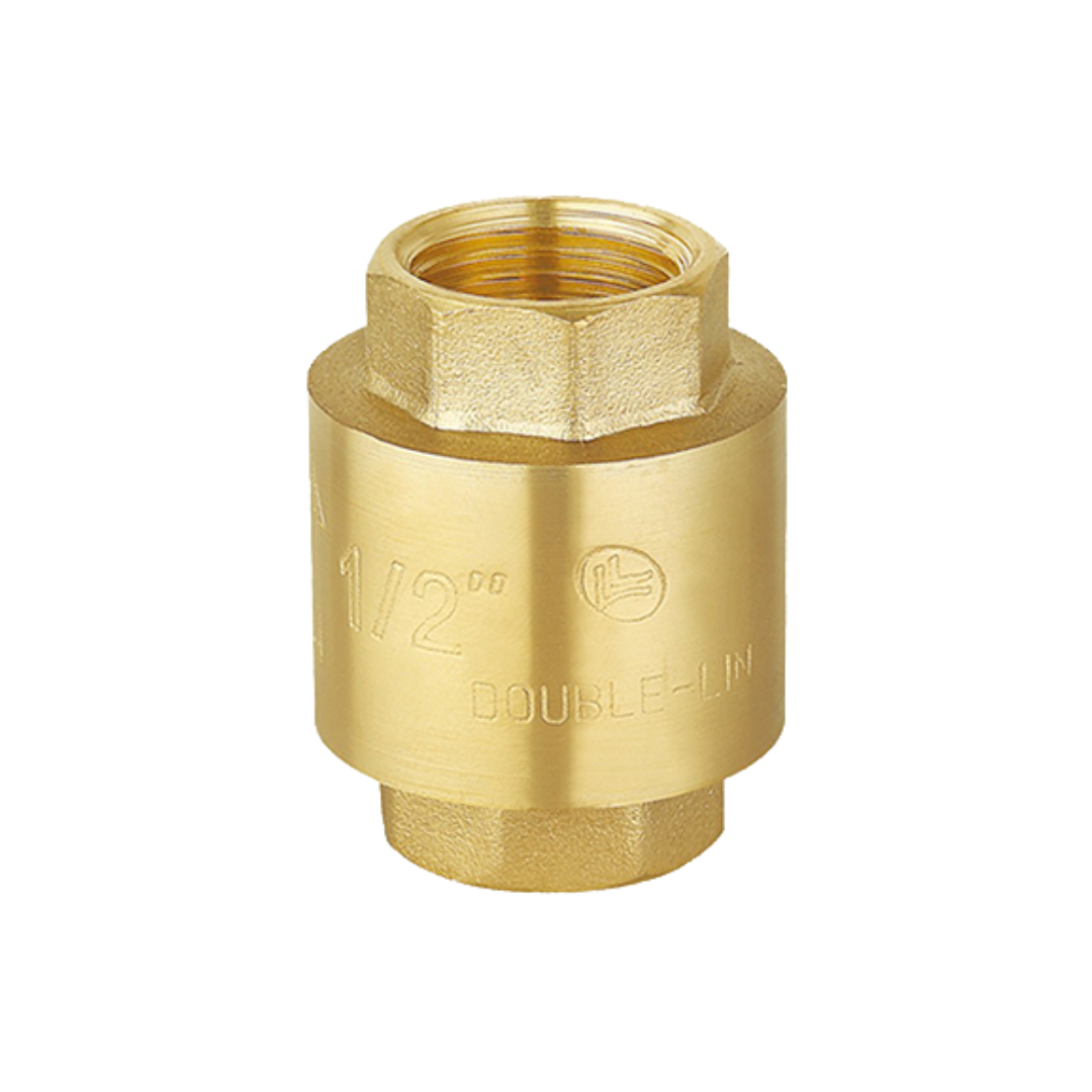 Brass Check Valve 1/2 Inch Lead-Free Brass Spring Check Valve - Sweat ...