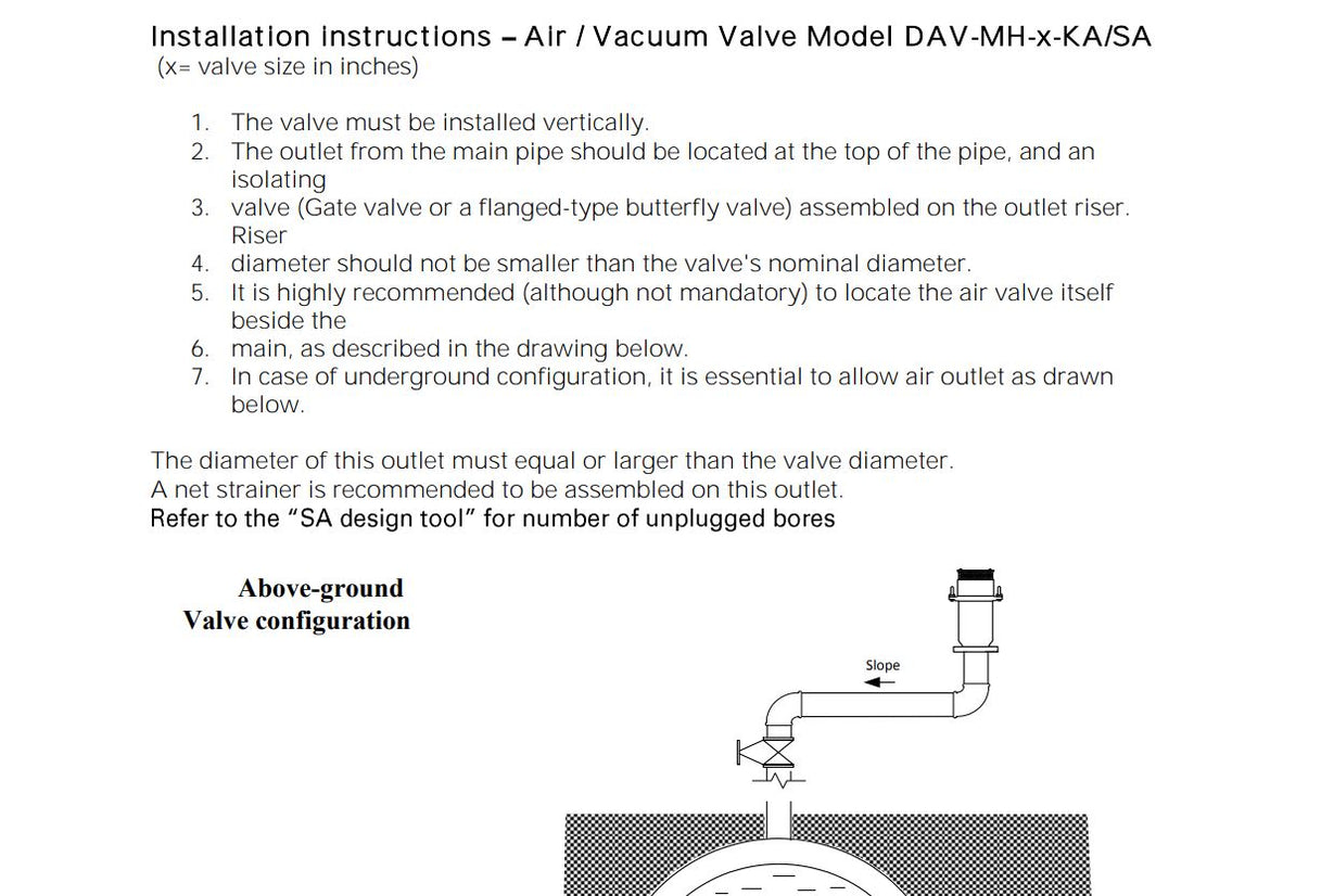 Dorot DAV-P-KA Kinetic Combination Vacuum/Air Release Valve | Shop Online