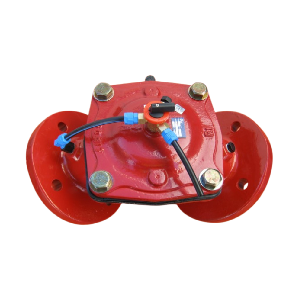 Dorot S100 B Series Cast Iron Hydraulic Angle Valve w/ 3-Way Selector ...