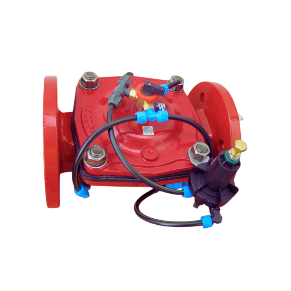 Dorot S100 PR Series Cast Iron PR Valve w/ 3-Way Pressure Selector ...