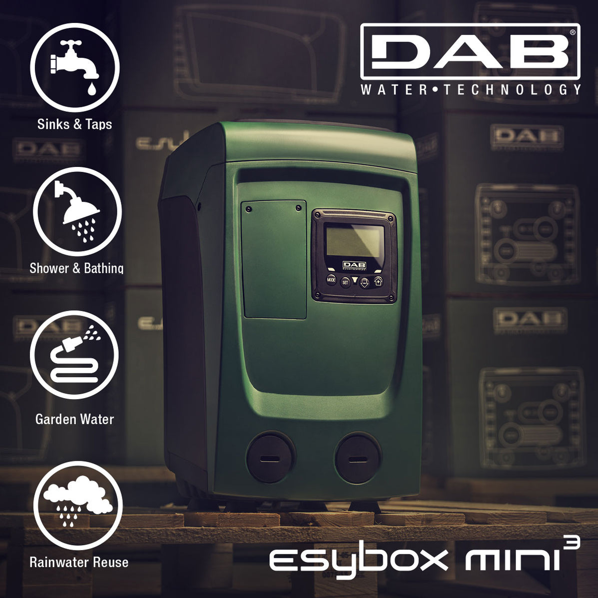 DAB ESYBOX MINI3 Electronic Pressure Pump | Free Shipping!