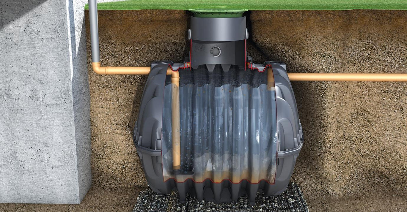 GRAF Carat 4800LTR Poly Septic Tank with Baffle | Free Perth Delivery