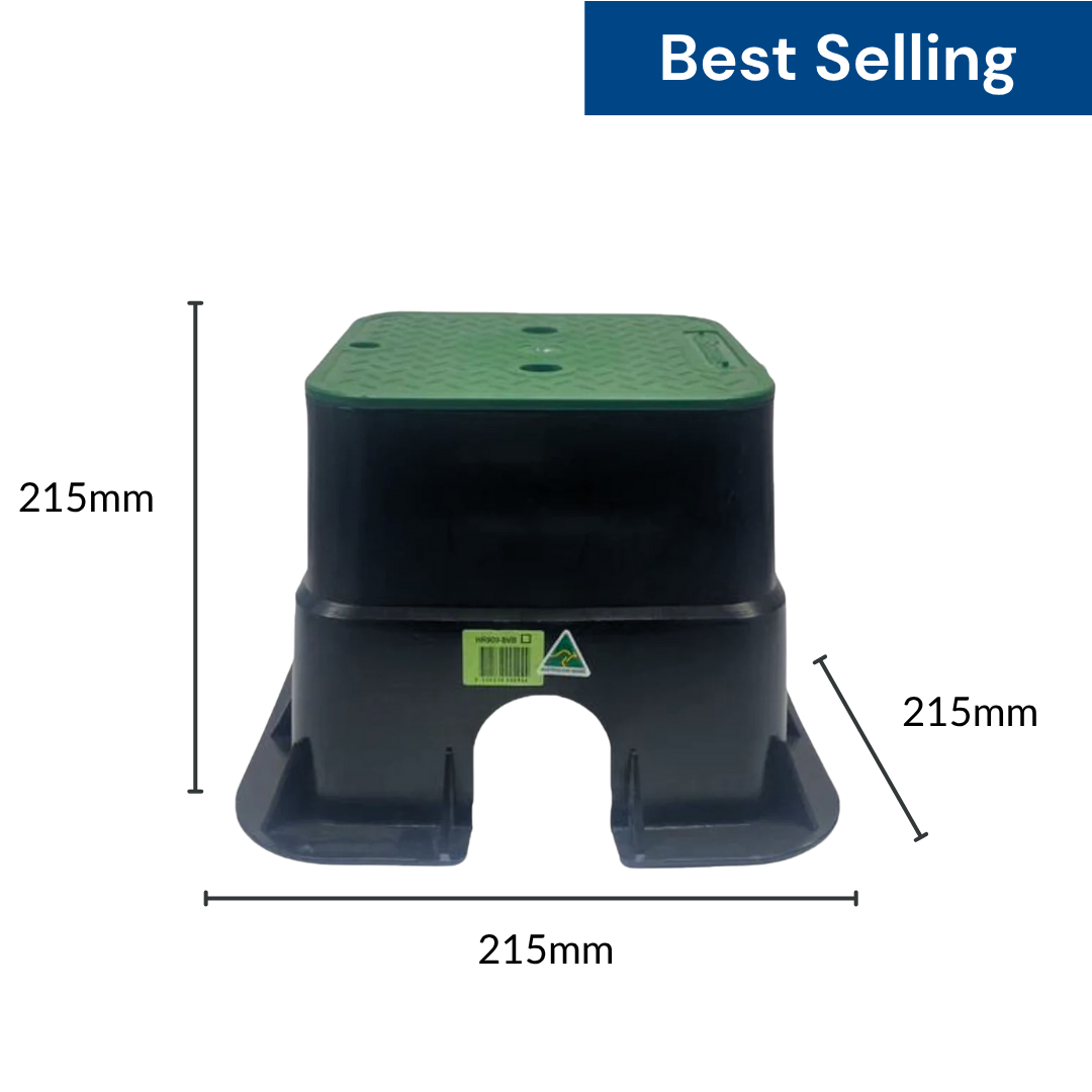 HR HR909-8VB 215mm Square Residential Valve Box | Shop Online