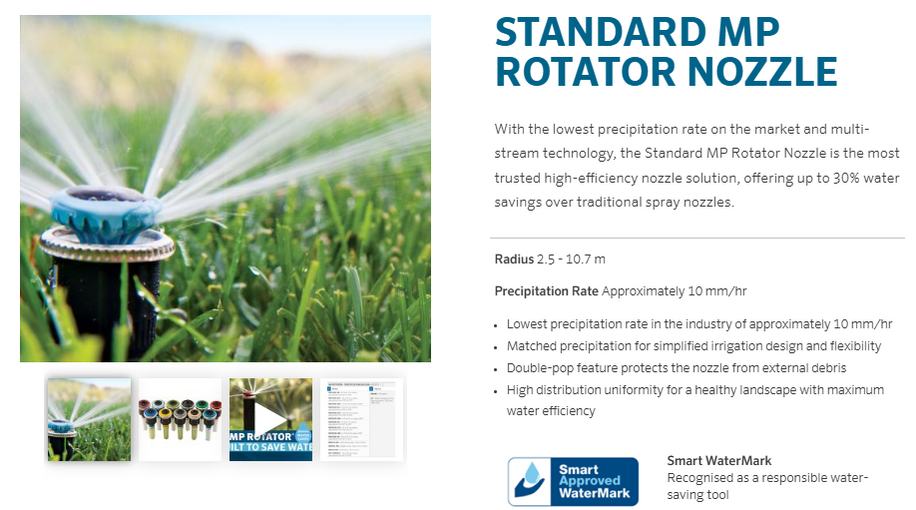 Hunter MP Rotator Water-Saving Sprinkler Nozzles | Shop Online