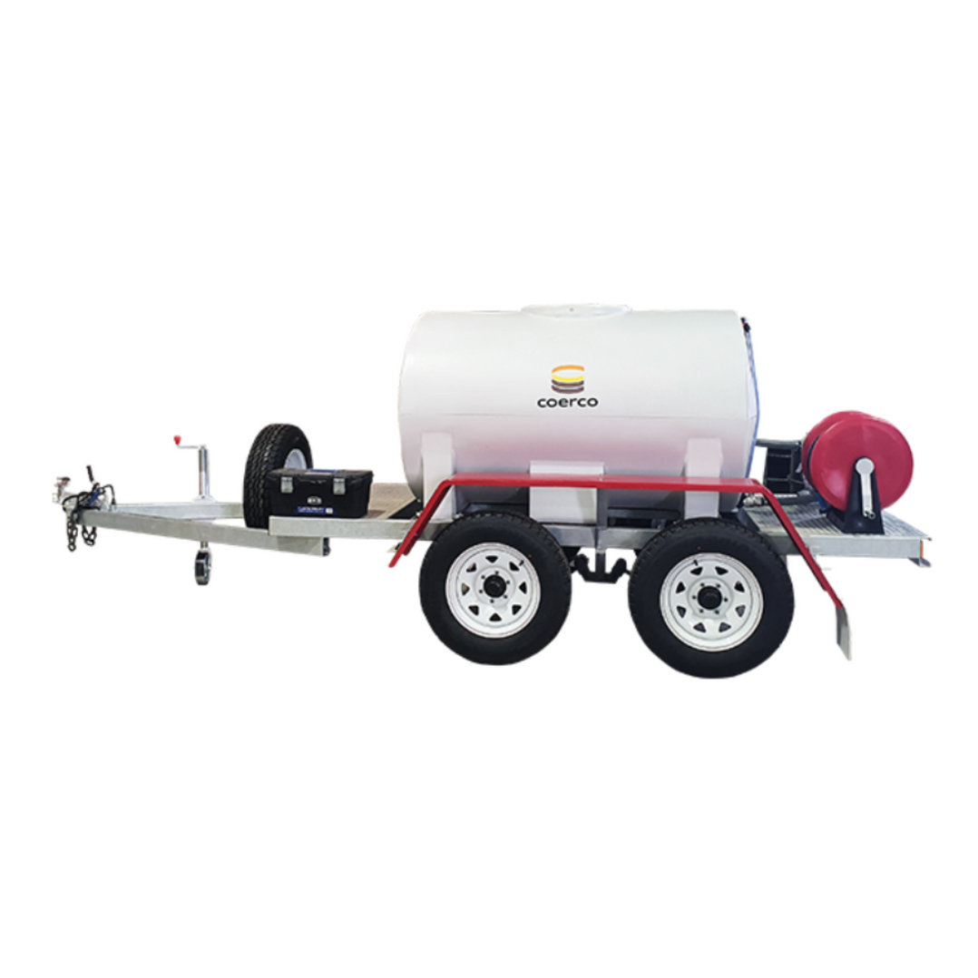 2000L Industrial Firefighter Trailer Unit with Fire Chief Pump