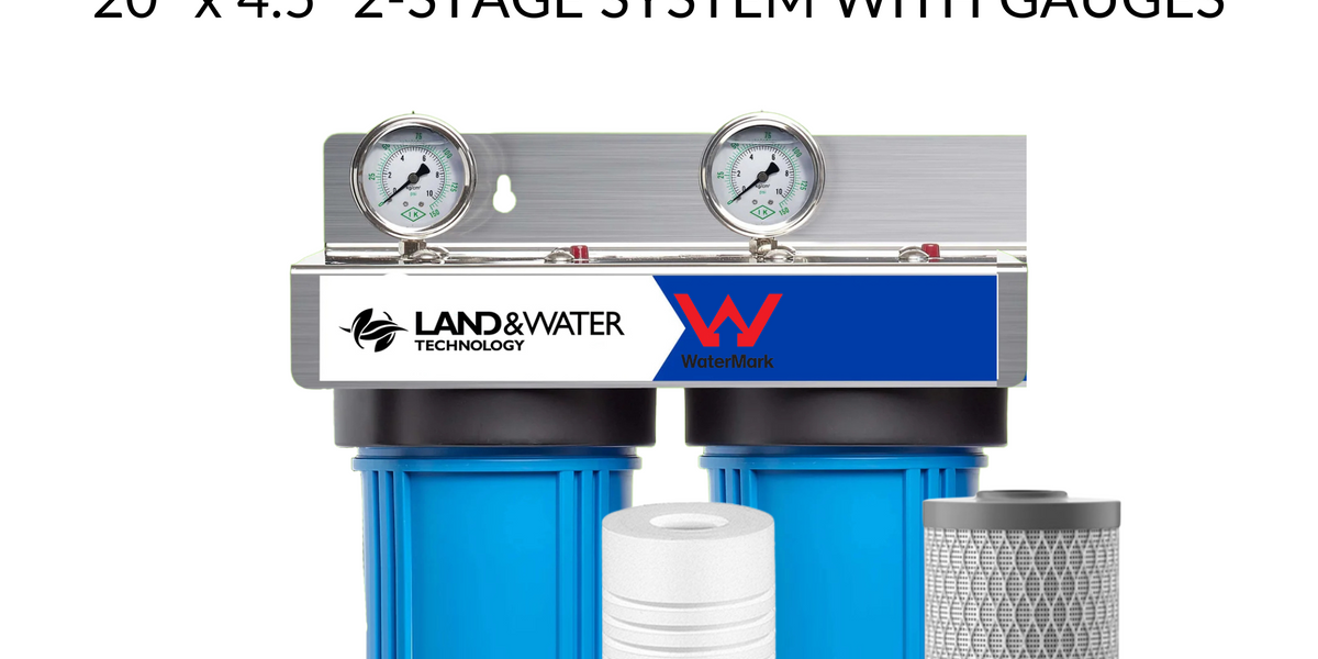 2 Stage Whole House Water Filter System with Chlorine Kit | Shop Online