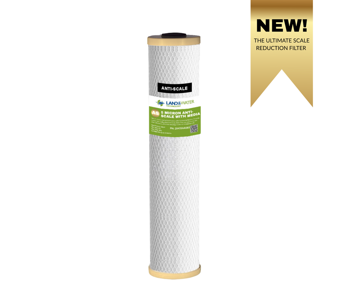 Land & Water 20" x 4.5" 5 Micron ScaleArmor Anti-Scale Filter | Shop Online