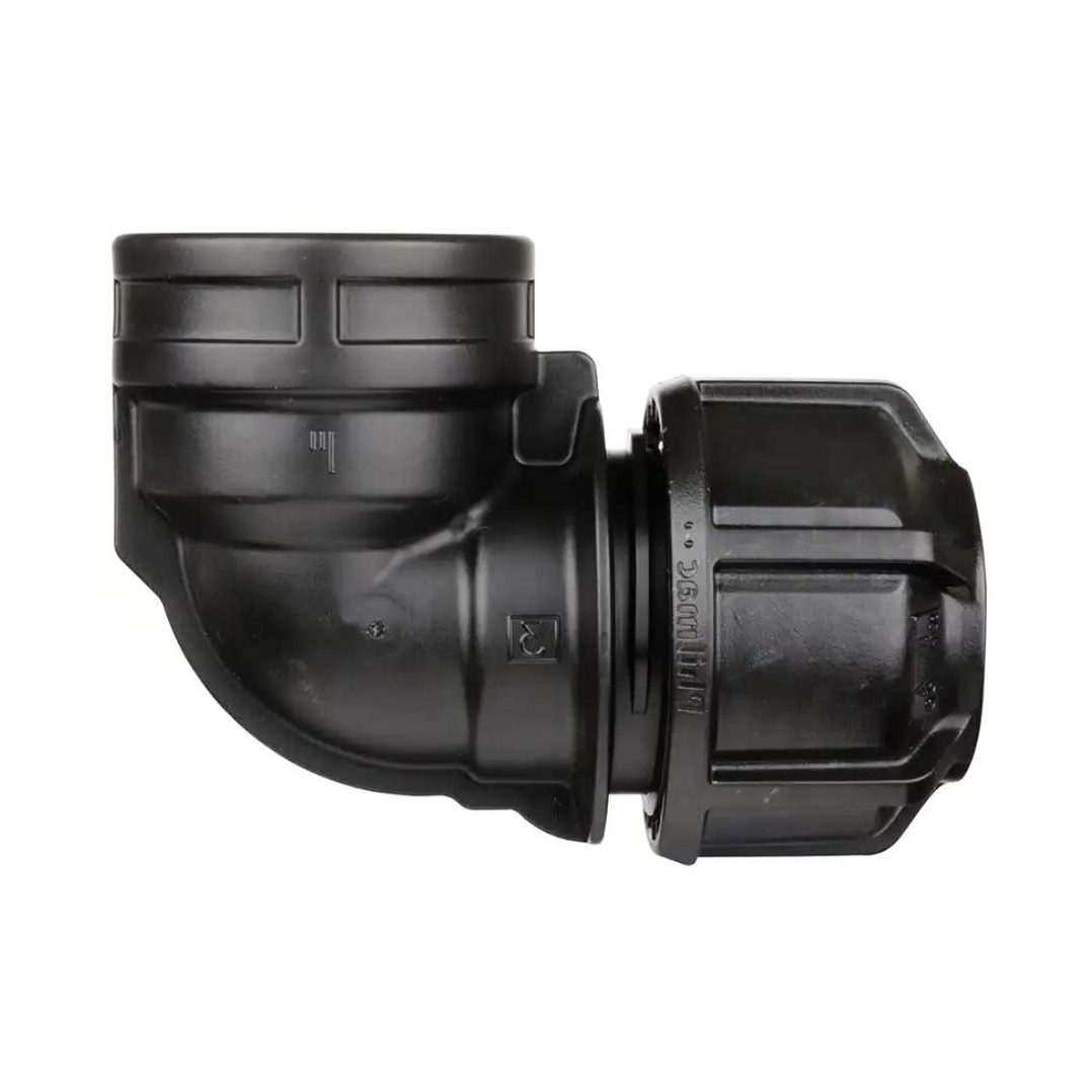 Philmac Metric Elbow Female Threaded 90° for Blueline Poly Pipe