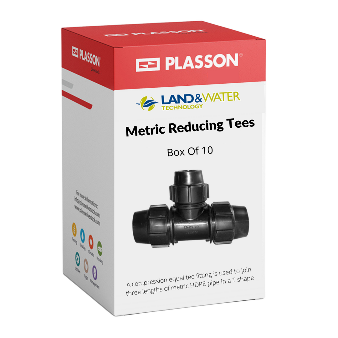 Plasson Metric Reducing Tees Bags of 10