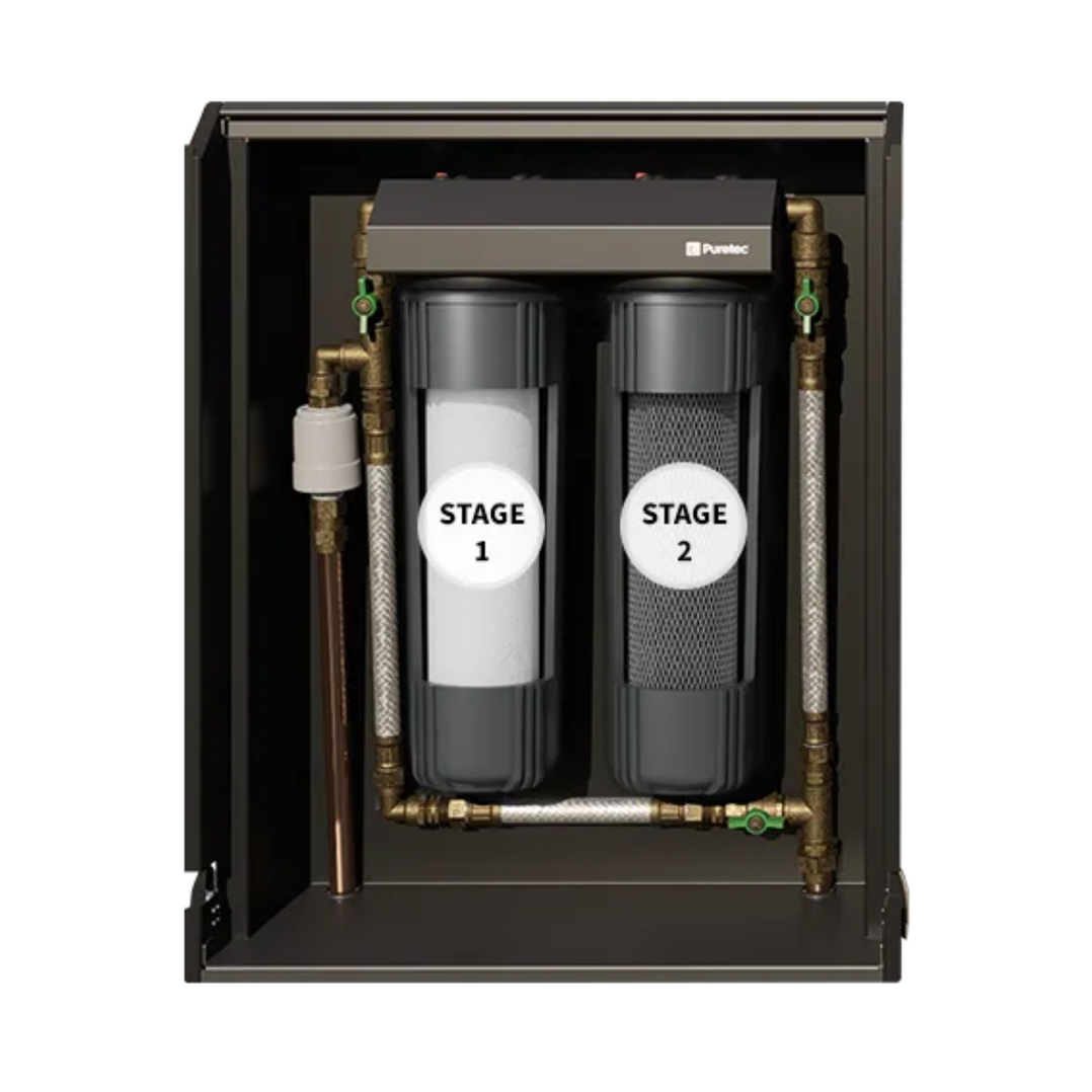 Puretec FilterWall-IM2 Semi-Recessed Whole House Water Filter (55LPM)