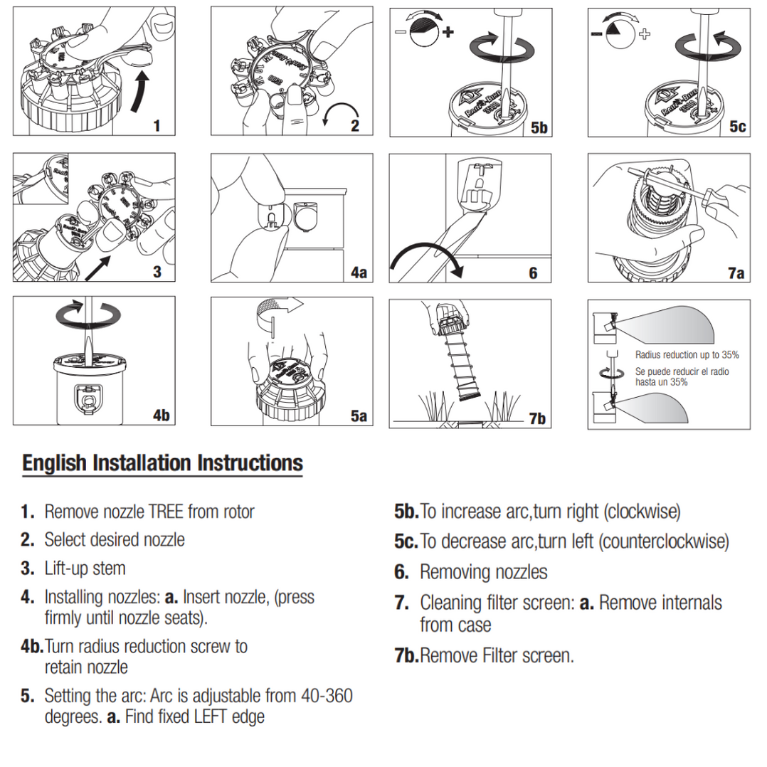Rain Bird 3504 Adjustable Gear Drive Sprinkler | Shop Online