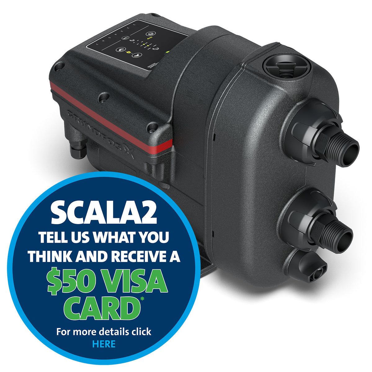 Grundfos SCALA2 3-45A Variable Speed Pressure Pump