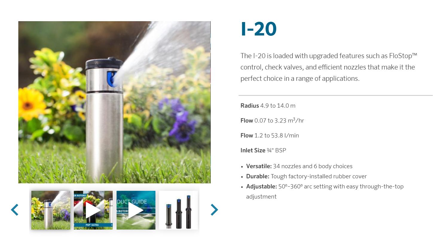 Hunter I-20 Ultra Gear Drive Sprinklers Box of 20 | Shop Online