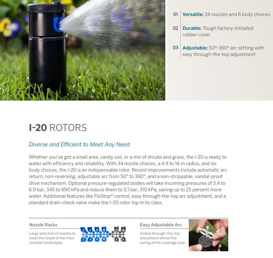 Hunter I-20 Ultra Gear Drive Sprinklers Box of 20 | Shop Online