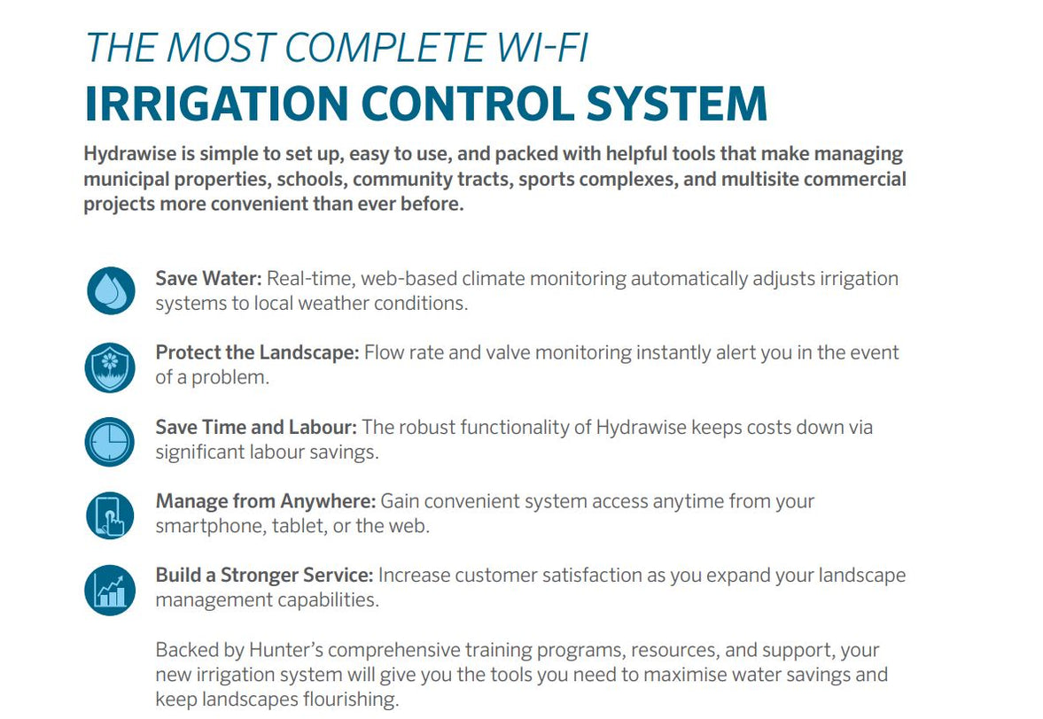 Hunter PRO-HC Hydrawise™ Smart Irrigation Controller | Shop Online
