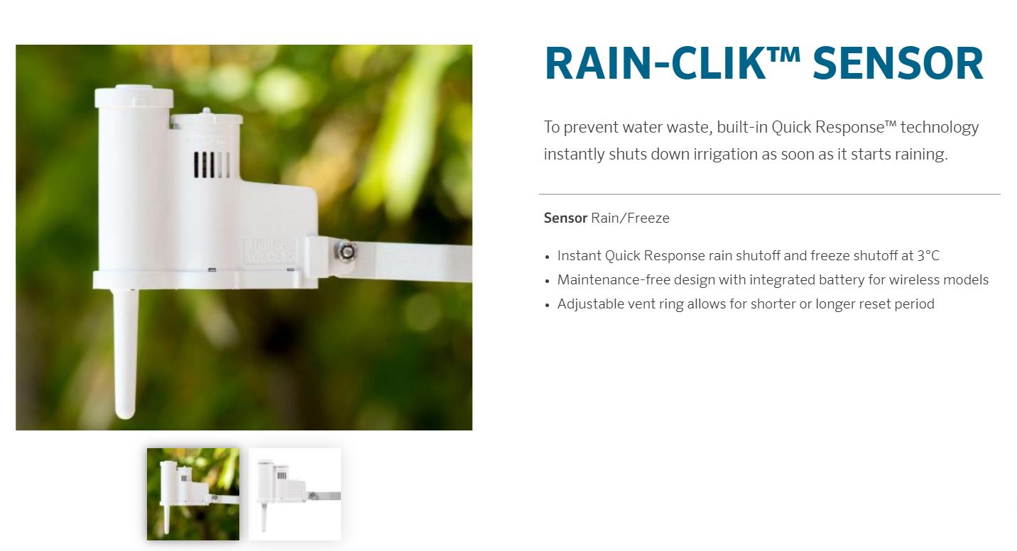 Hunter RAIN-CLIK Wired Quick Response™ Rain Sensor | Shop Online