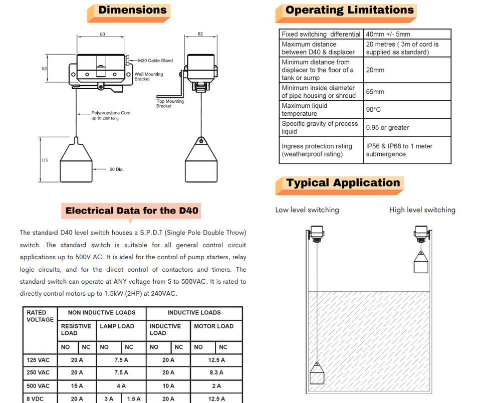 Flow Switches for Pumps | Shop Online