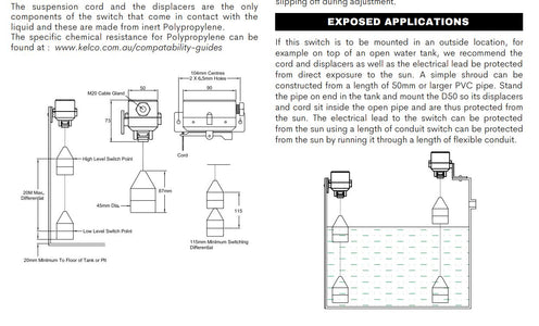 Kelco D50 Heavy Duty Level Switch with Floatless Level | Shop Online