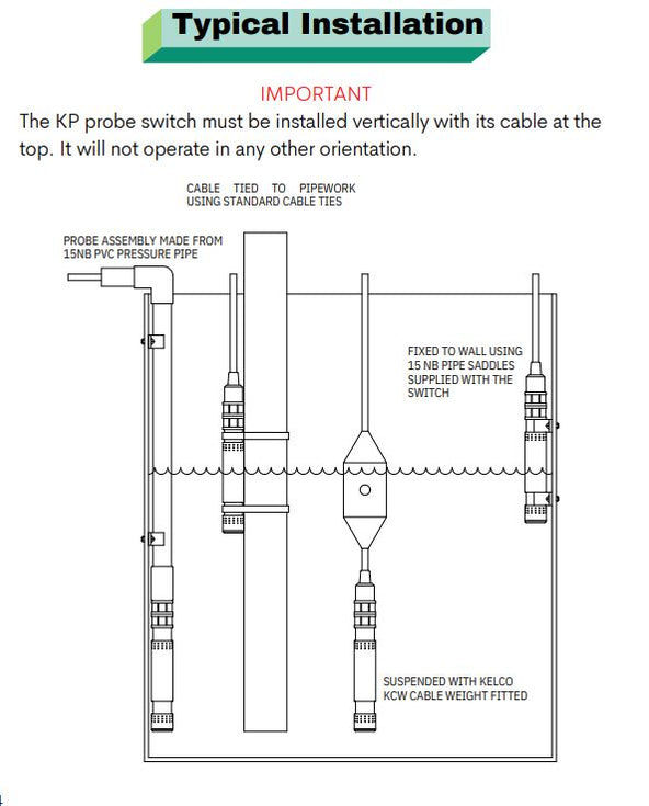 Kelco KP Highly Accurate Probe Level Switch | Shop Online