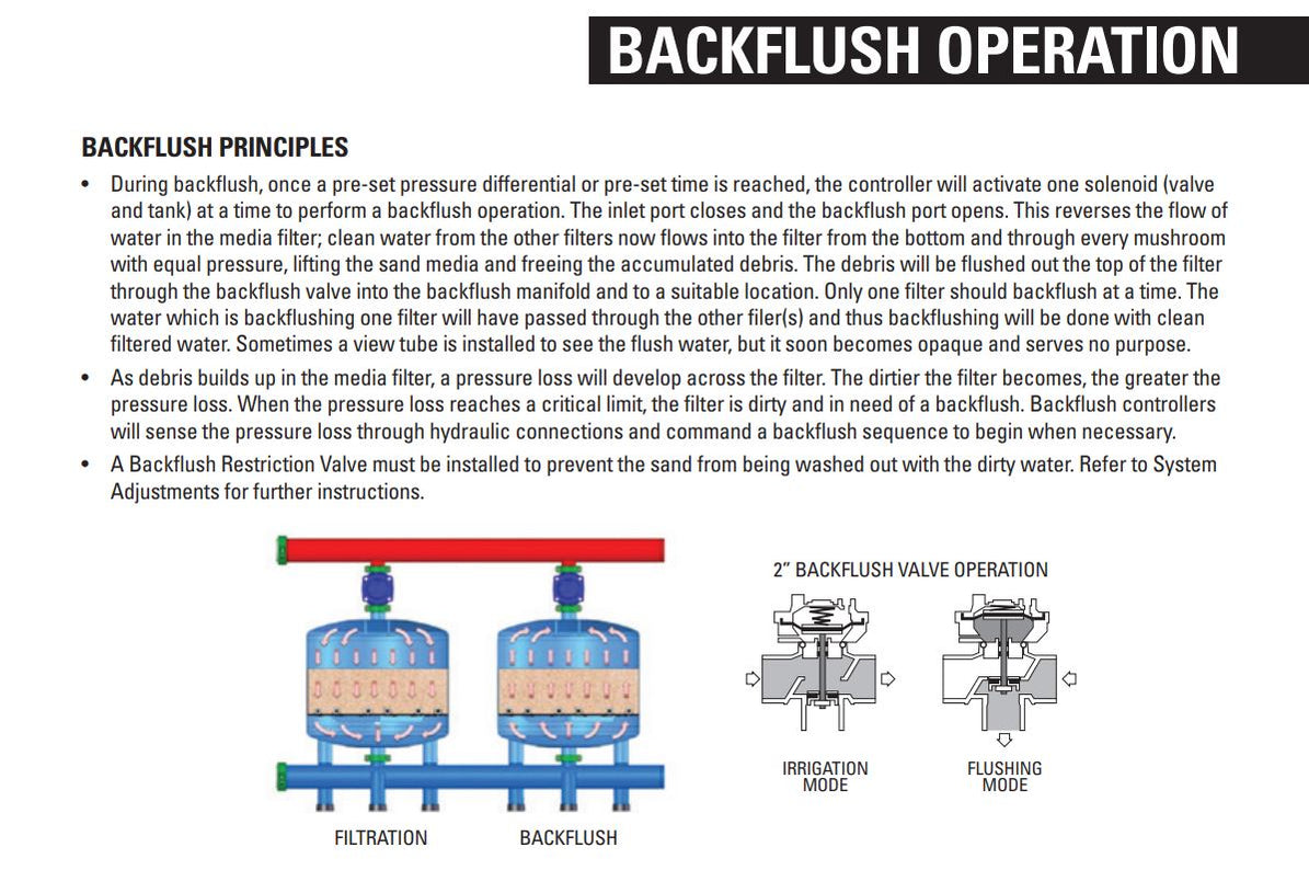Netafim SandStorm 12" Fully Automatic Media Filter System