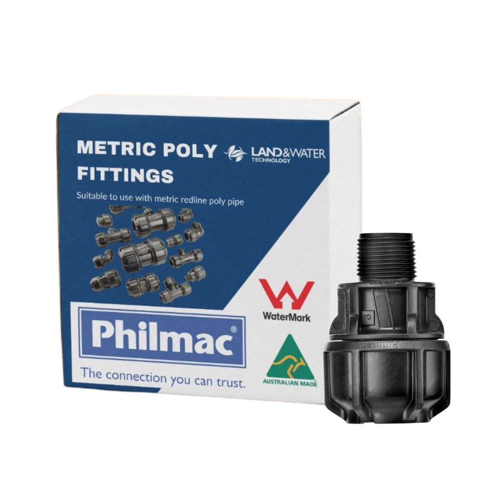 Philmac Metric End Connector Male Threaded | Shop Online