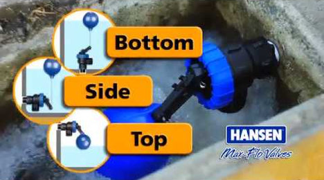 Hansen MAX-FLO Automatic Float Valves (Max 570LPM) | Shop Online