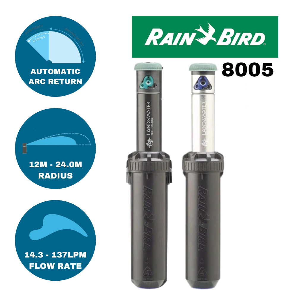 Rain Bird 8005 120mm Gear Drive Sprinklers | Shop Online