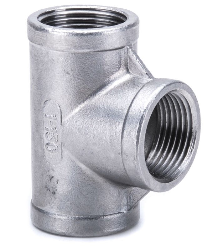 316 Stainless Steel BSP Threaded Tees - Female | Shop Online