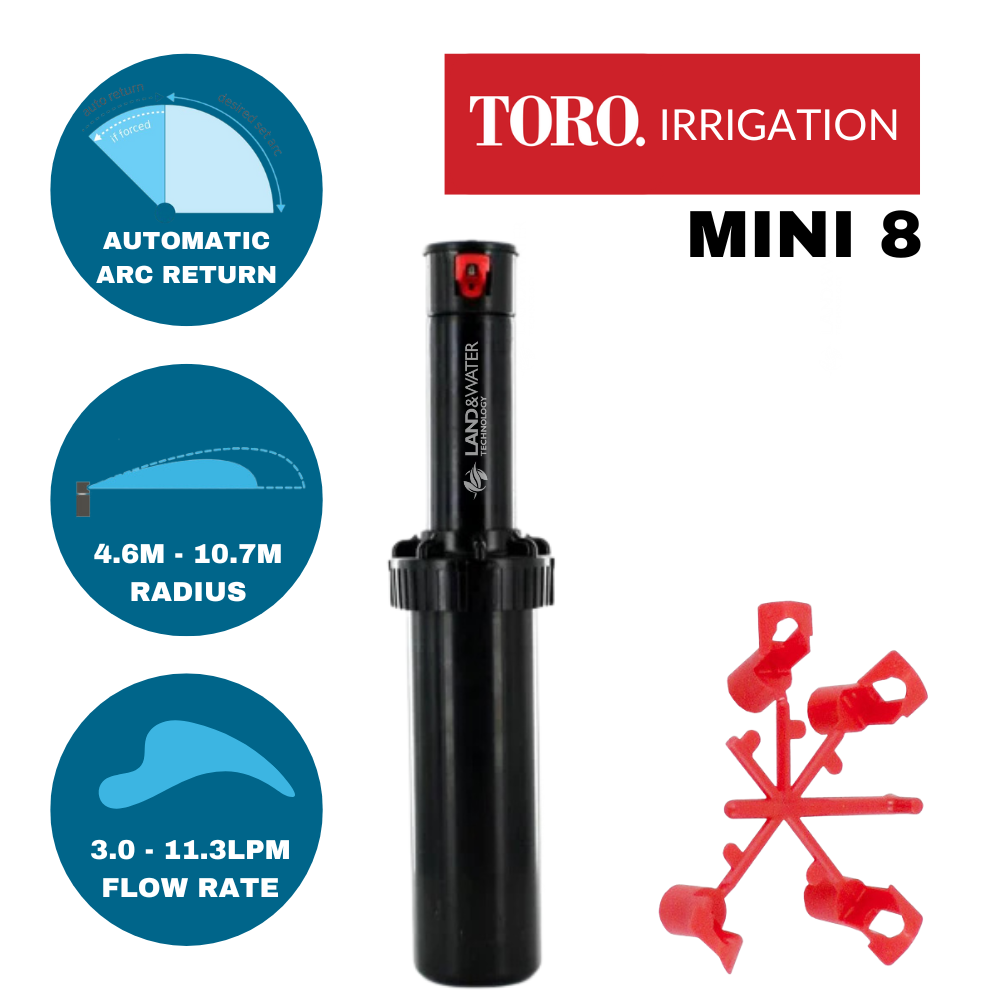 Toro Mini 8 Series 95mm Gear Drive Sprinkler | Shop Online