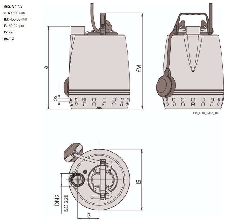 Calpeda GXR 12 Submersible Drainage Pump