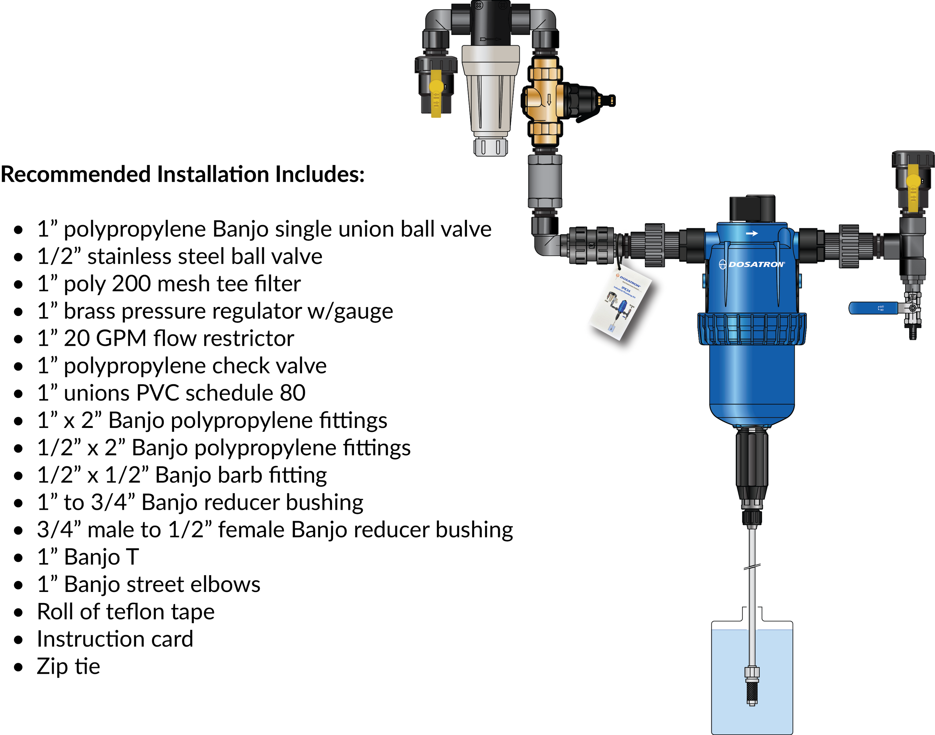 Dosatron D45RE8 3.0-8.0% Chemical Dosing Pump | Shop Online