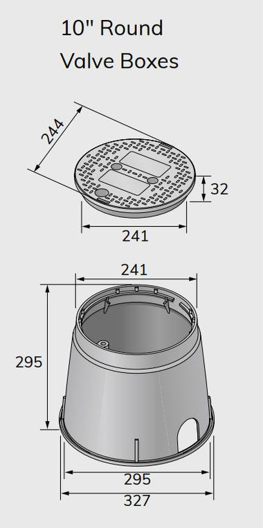 NDS Standard Series 10" Round Valve Box | Shop Online