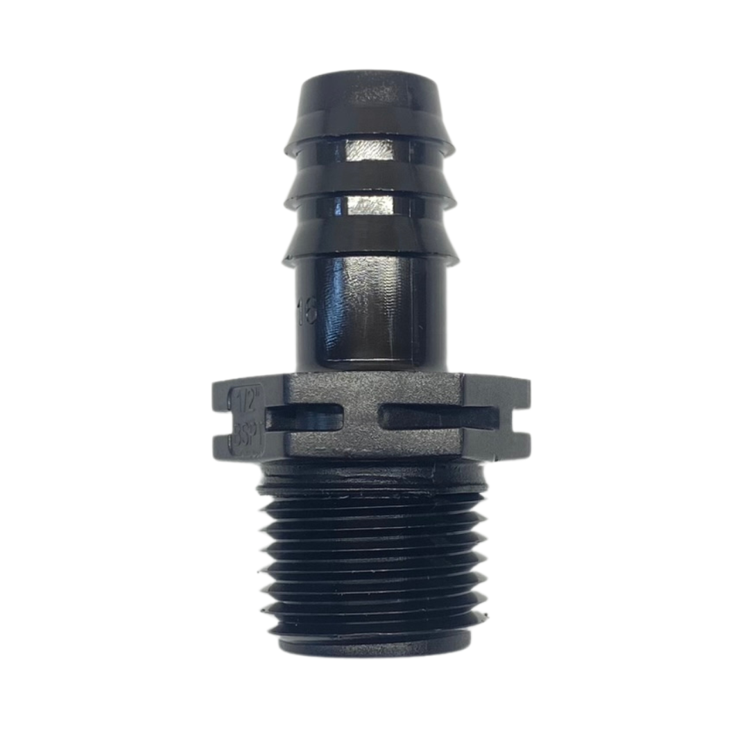 Netafim 16mm Barb Connector 1/2" Threaded Male Director