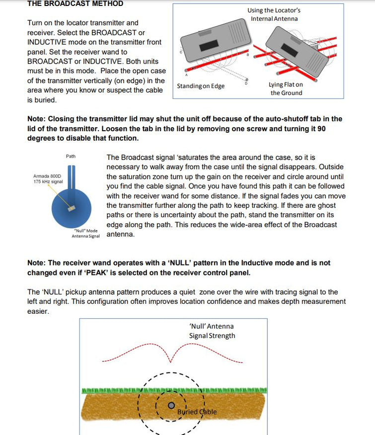 Armada PRO871 Cable Locator with Inductive Clamp | Shop Online