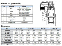Dorot DAV-P-KA Kinetic Combination Vacuum/Air Release Valve | Shop Online