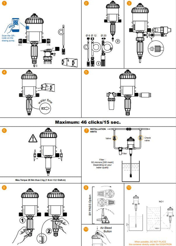 Dosatron D25RE2 External Injection Dosing Pump | Shop Online