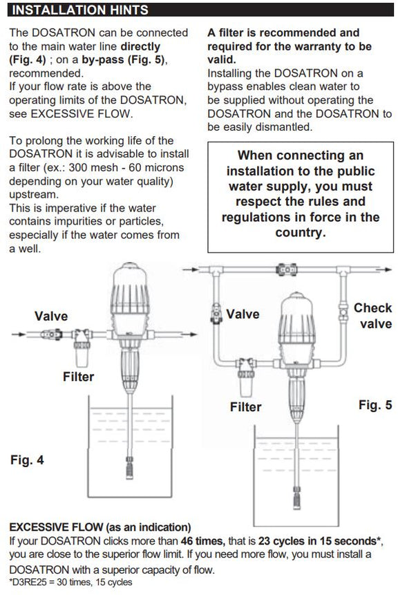 Dosatron D3RE2 0.2%-2.0% Dosing Pump | Shop Online