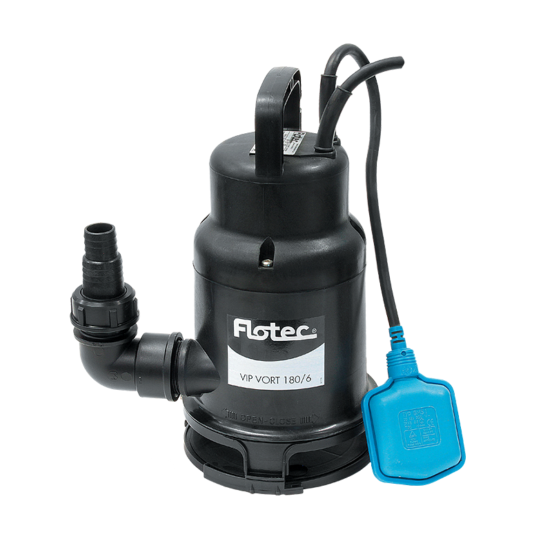 Flotec Vipvort 180/6 0.48kW Submersible Drainage Vortex Pump with Auto