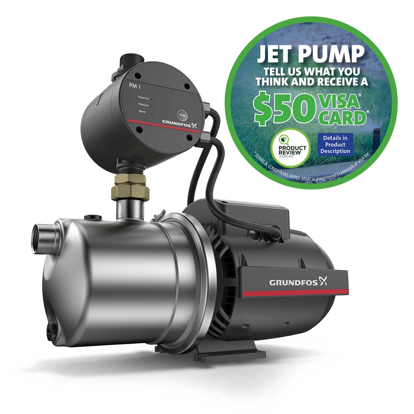 Grundfos JP5-48 PM Jet Pump with PM1 Pressure Manager | Shop Online