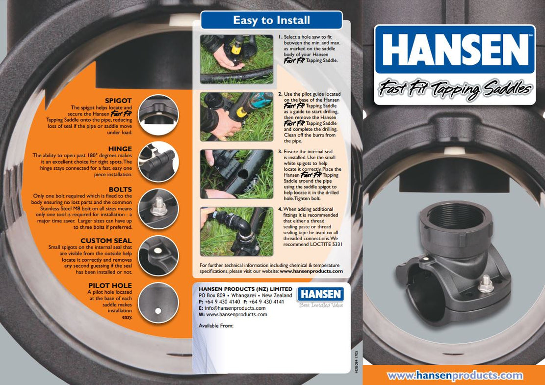 Hansen Tapping Saddles