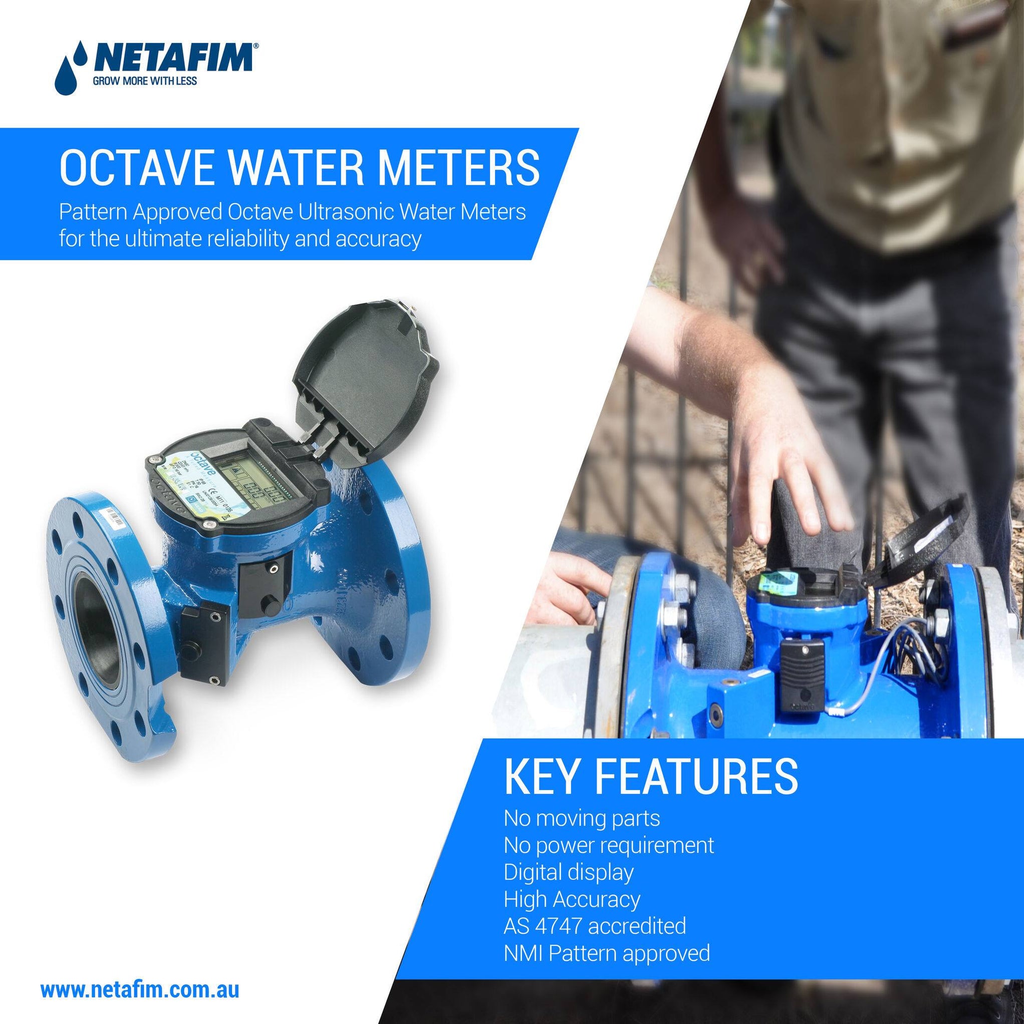 Netafim Arad Octave Ultrasound Water Meters | Shop Online