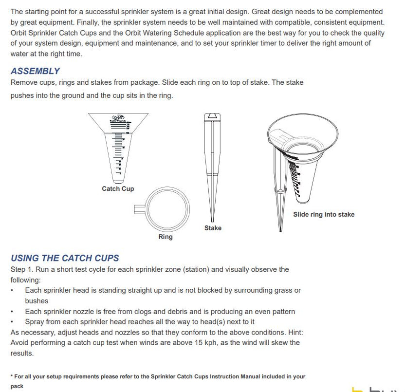 Orbit Catch Cups with Ground Spike (12 Pack)