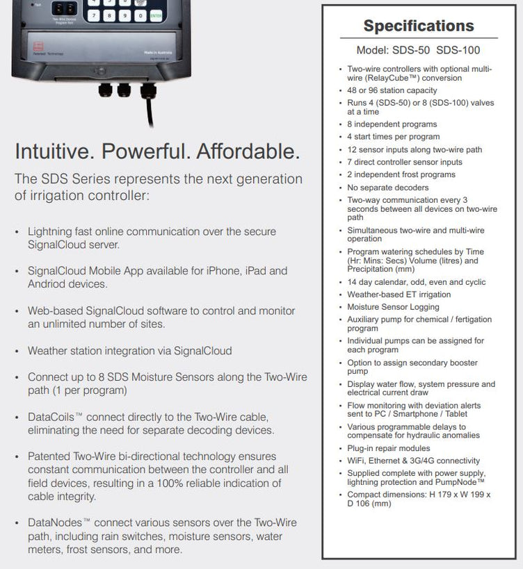 Signal SDS-100 Two-Wire Irrigation Controller | Shop Online